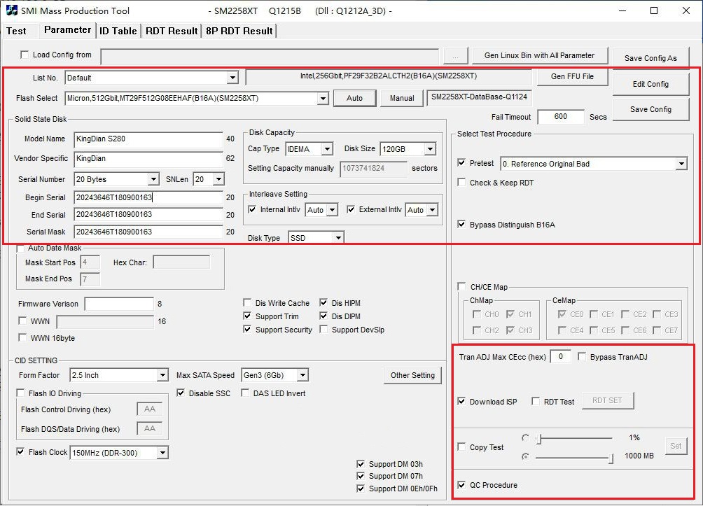 金典120GB固态硬盘SM2258XT量产修复成功记录，附量产部落SM2258XT B16A开卡软件，VM29F01TEME1(2CA40832A100)，SM2259XT2量产参考-CSDN博客