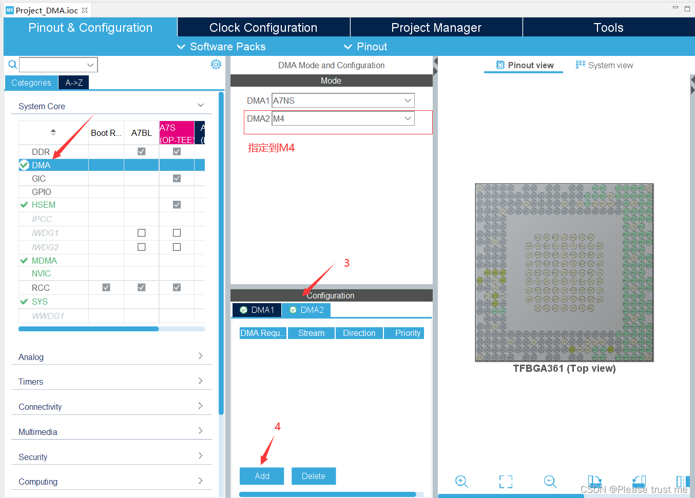 STM32MP157实验（六）——DMA（Memory To Memory）_dma memory to memory-CSDN博客