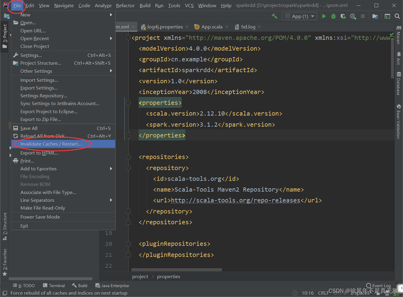 解决Idea创建spark工程报错：Cannot resolve plugin org.scala-tools:maven-scala-plugin: unknown-CSDN博客