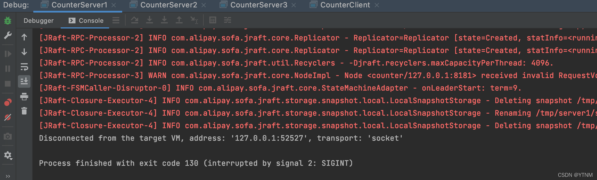 Raft算法_SOFAJRaft源码学习_（一、背景及选主演示）_jraft-rheakv-core-CSDN博客