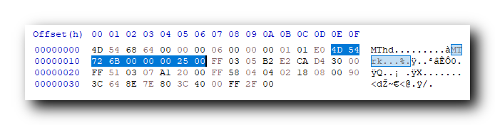 【BLE MIDI】MIDI 文件格式分析 ( FF 03 轨道名称 | FF 51 03 四分音符时长 )_怎么看midi多少条音轨-CSDN博客