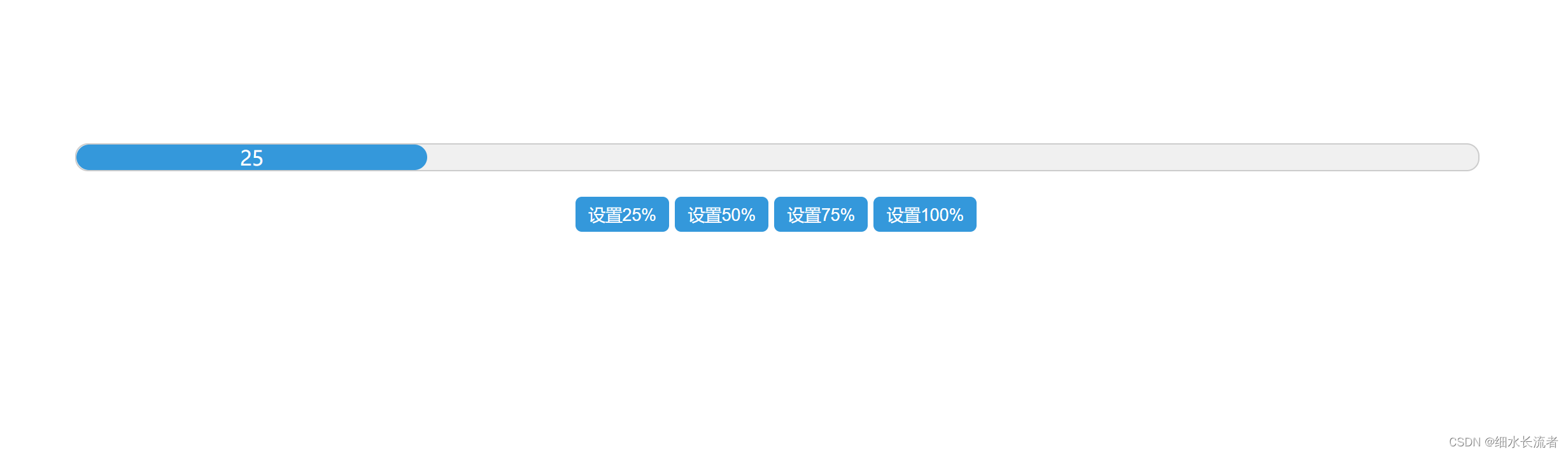 【vue2实现进度条】附可运行代码vue2 进度条 Csdn博客
