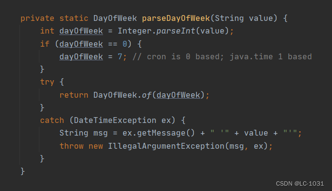 Scheduled中cron表达式周几问题排查_cron每周五执行-CSDN博客