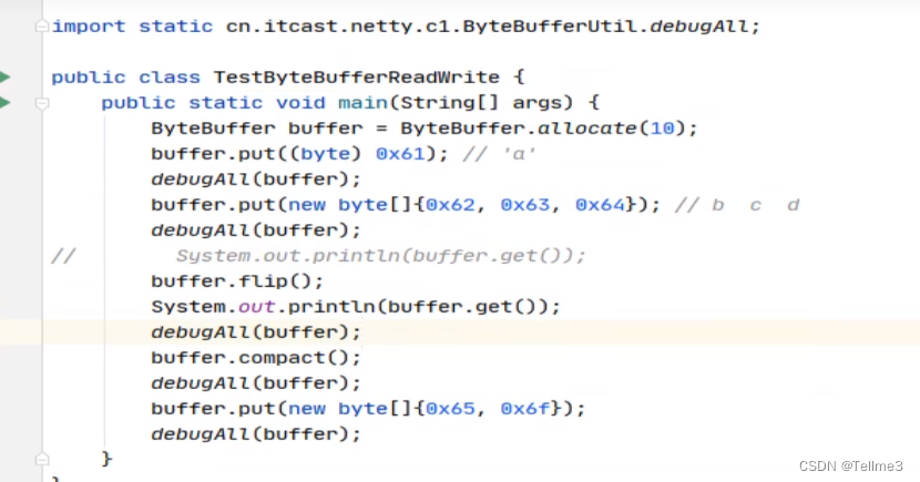 7、ByteBuffer（方法演示1（切换读写模式，读写））_bytebuffer切换读模式了,怎么切换写模式-CSDN博客
