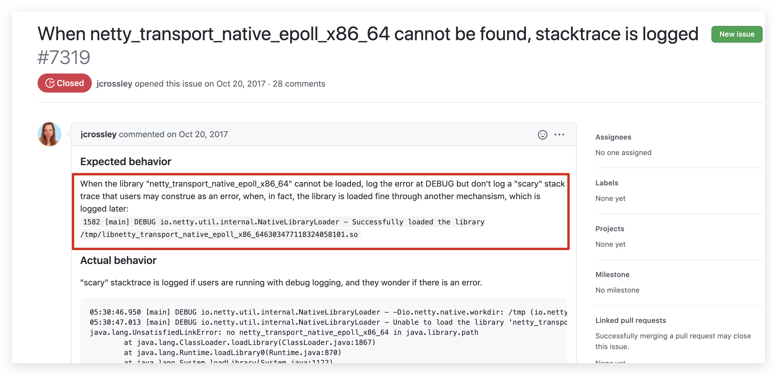 Netty：Unable to load the library netty_transport_native_epoll_x86_64-CSDN博客