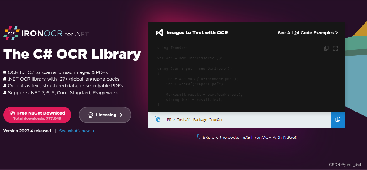 IronOCR 2023.4.13 Crack_ironocr.license-CSDN博客
