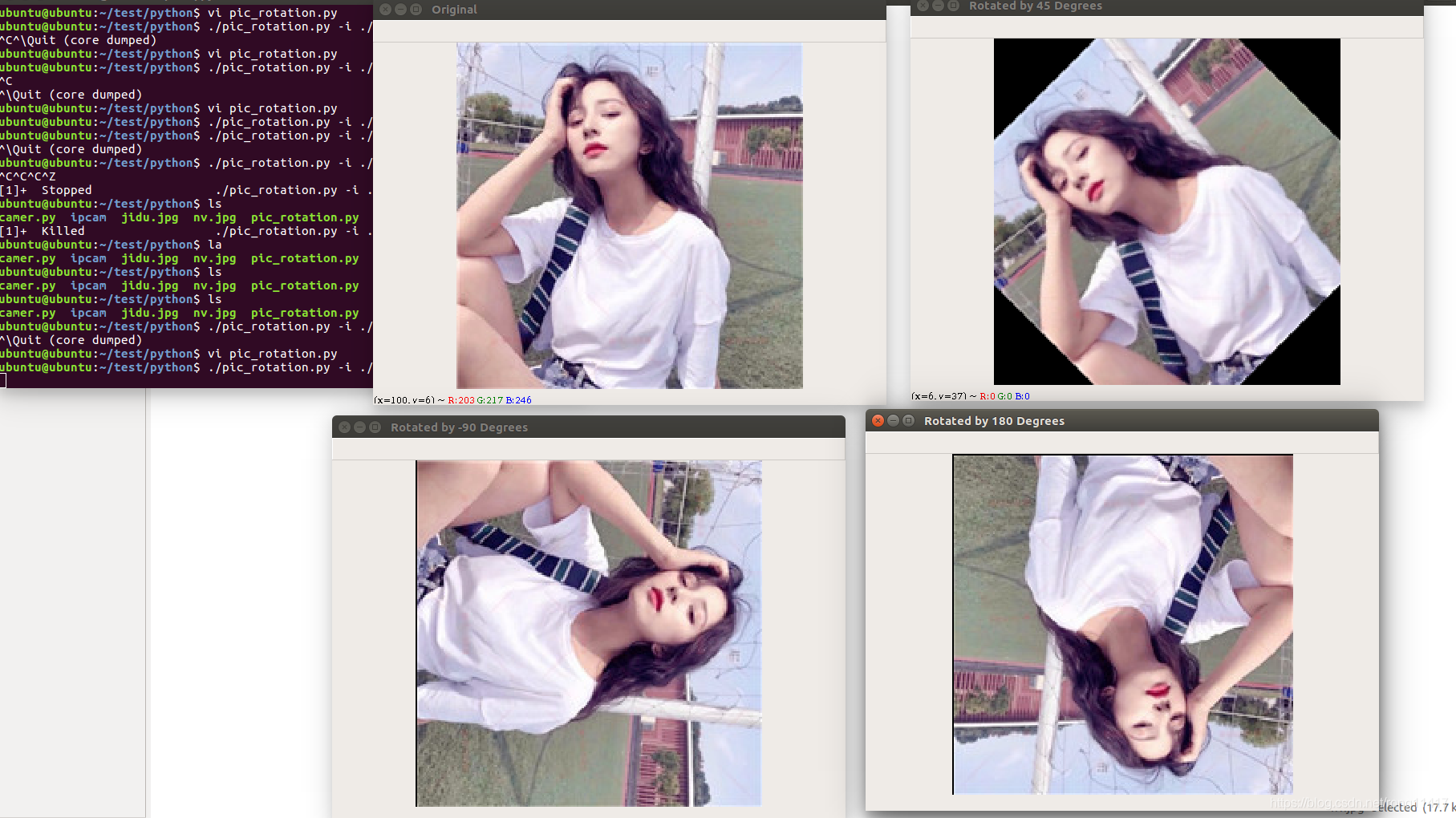 图像处理篇一：python+opencv 旋转图片_warpaffine 旋转后拓展画布-CSDN博客