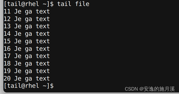 【linux】tail的基本使用_tail -n-CSDN博客