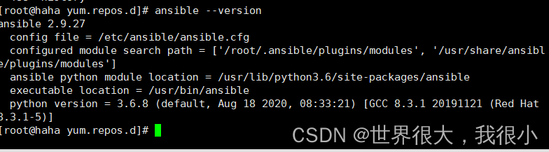 在redhat8中安装ansible_rhel8安装ansible-CSDN博客