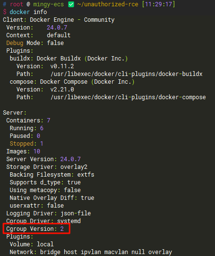 docker之cgroup版本问题_由于使用的 docker cgroup 版本错误,系统不支持。使用此链接了解正确的版本以及如-CSDN博客