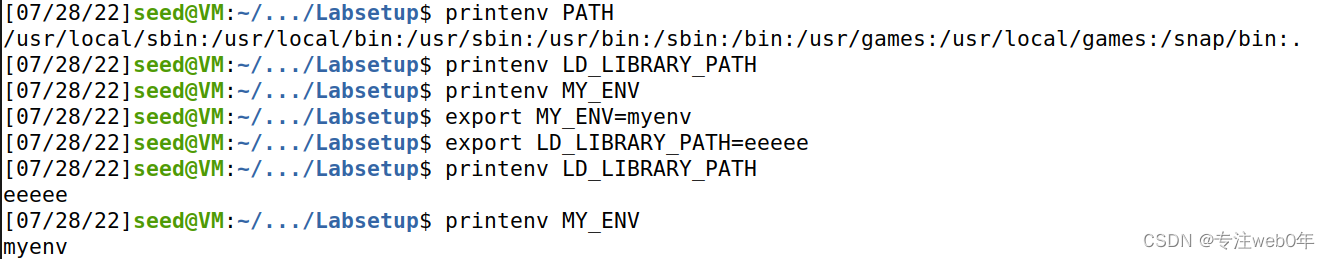 Environment_Variable_and_SetUID_seed 的root密码-CSDN博客