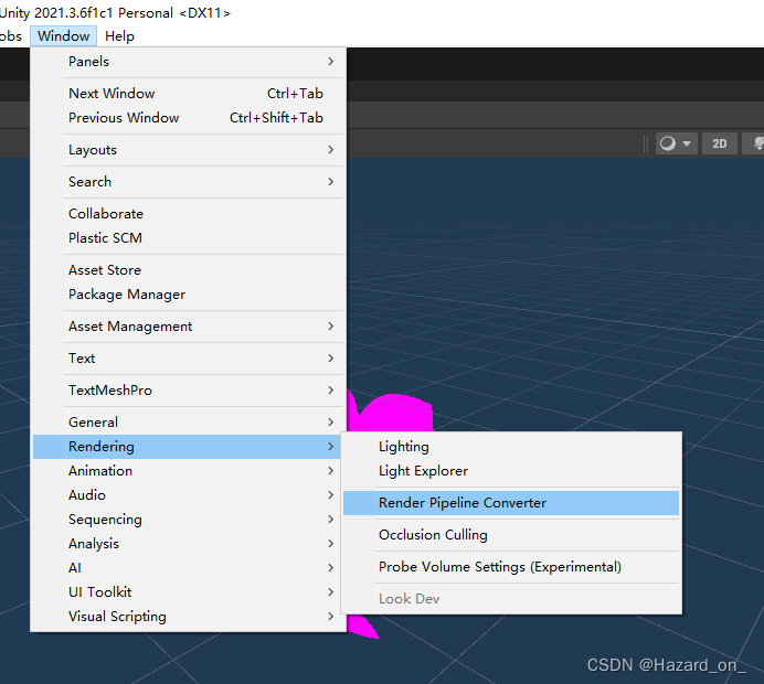 unity 2021.3.6升级URP方法_unity 2021.3 pipeline-CSDN博客