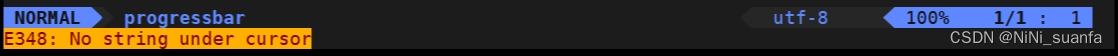 【Linux报错】E348:No string under cursor-CSDN博客