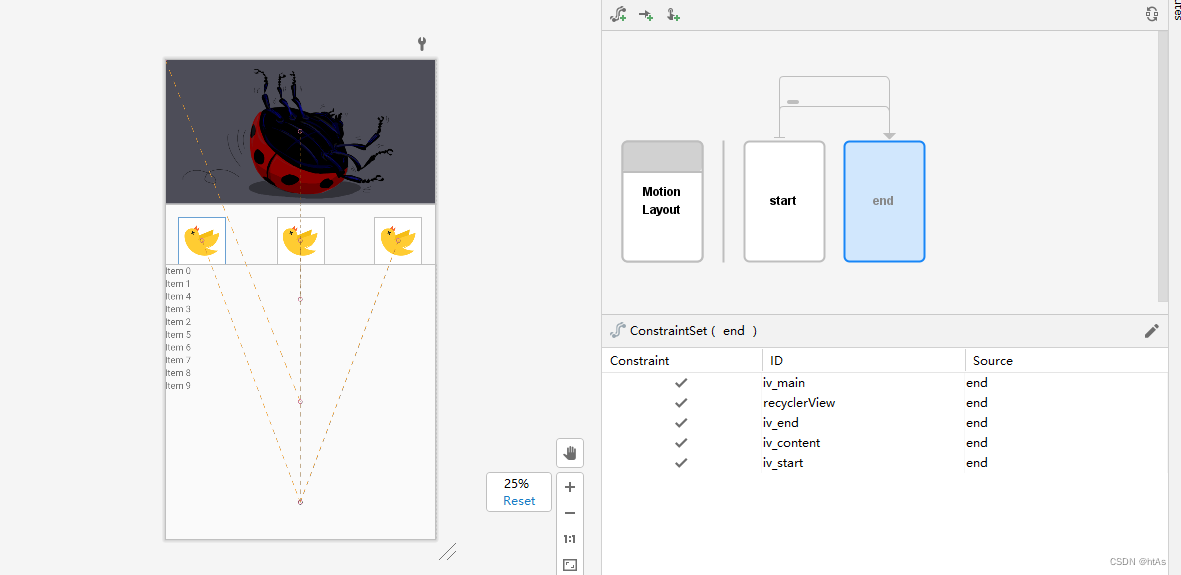 JetPack中MotionLayout的简单使用_jetpack motionlayout start end-CSDN博客