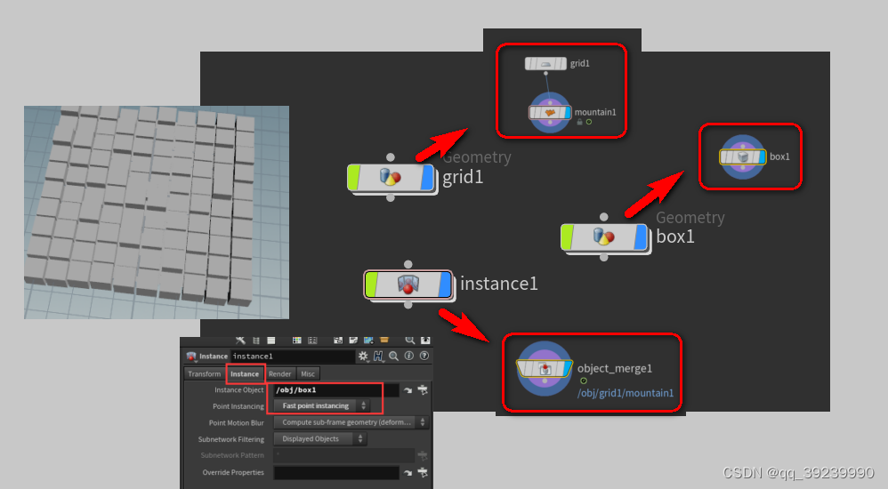 houdini instance-CSDN博客