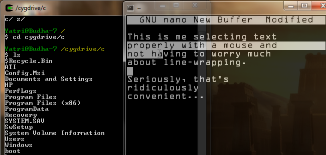 使用mintty(_如何使用Mintty改善Cygwin控制台-CSDN博客