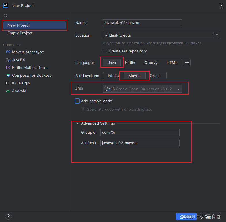 JavaWeb——IDEA相关配置（Maven配置以及创建自己的第一个Maven项目）_idea开发javaweb-CSDN博客