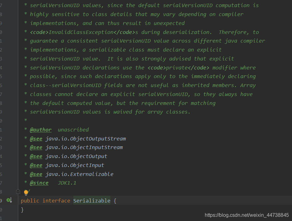 Serializable接口 java序列化和反序列化使用总结_java 根据getclass() serializable 转型-CSDN博客