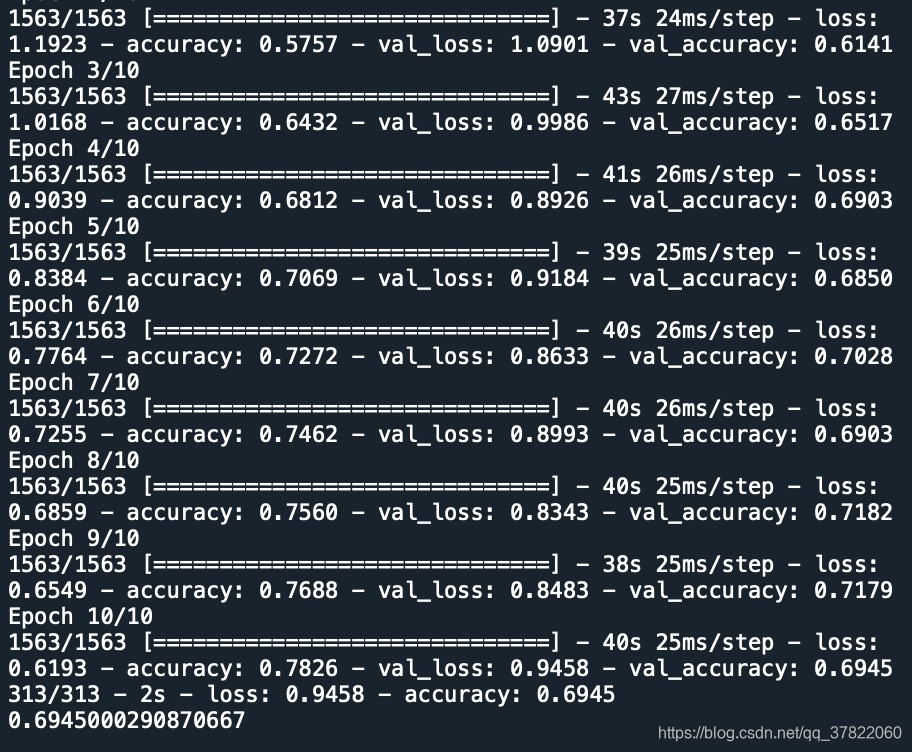 【tensorflow】使用cnn模型对cifar10数据集进行简单分类cifar 10是计算机视觉领域中的 个重要的数据集。使用任意的网络模型对cifar 10 Csdn博客