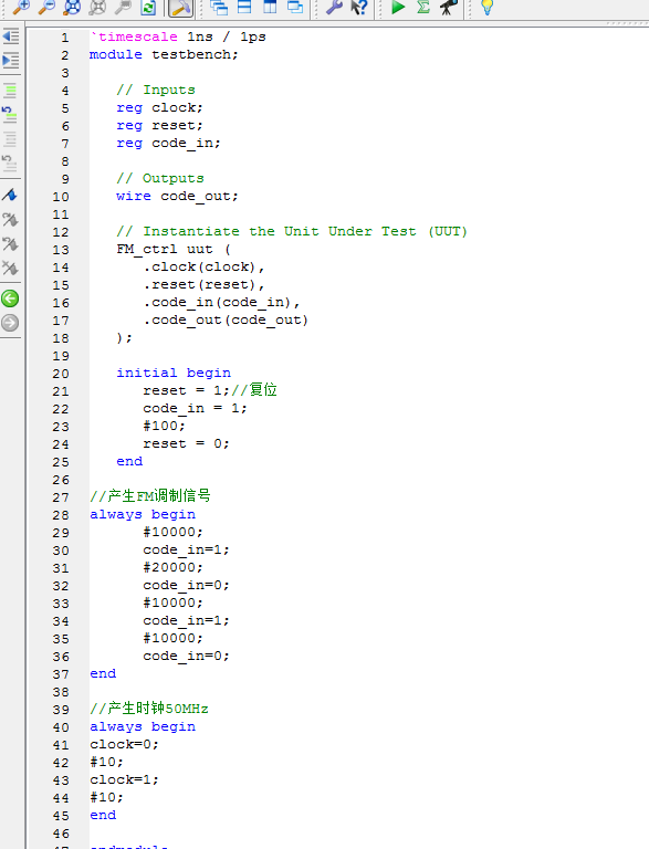 基于fpga的fm调制模块设计verilog代码ise仿真verilog Fm Csdn博客