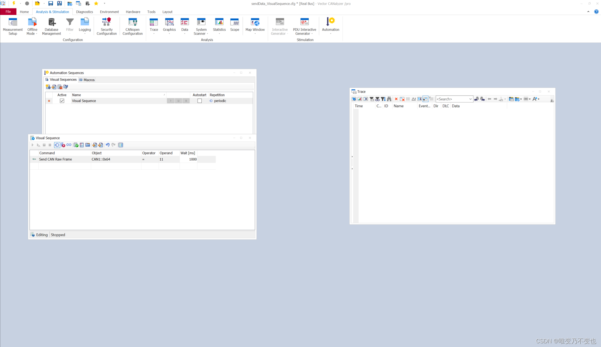 CANalyzer使用_03 使用Visual Sequence发送数据_canalyzer软件使用教程-CSDN博客