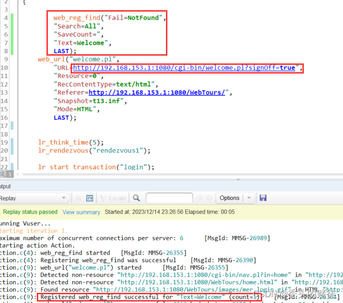 性能测试-LoadRunner_webtours-CSDN博客