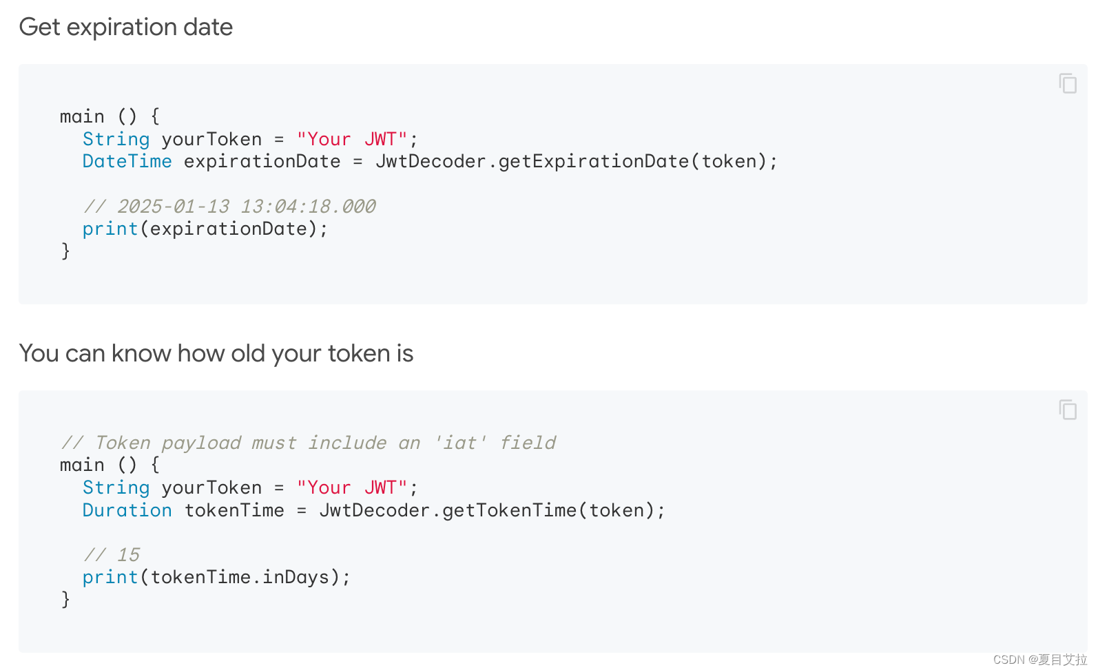 Flutter解析jwt字段数据，了解jwt是否过期_flutter jwt-CSDN博客