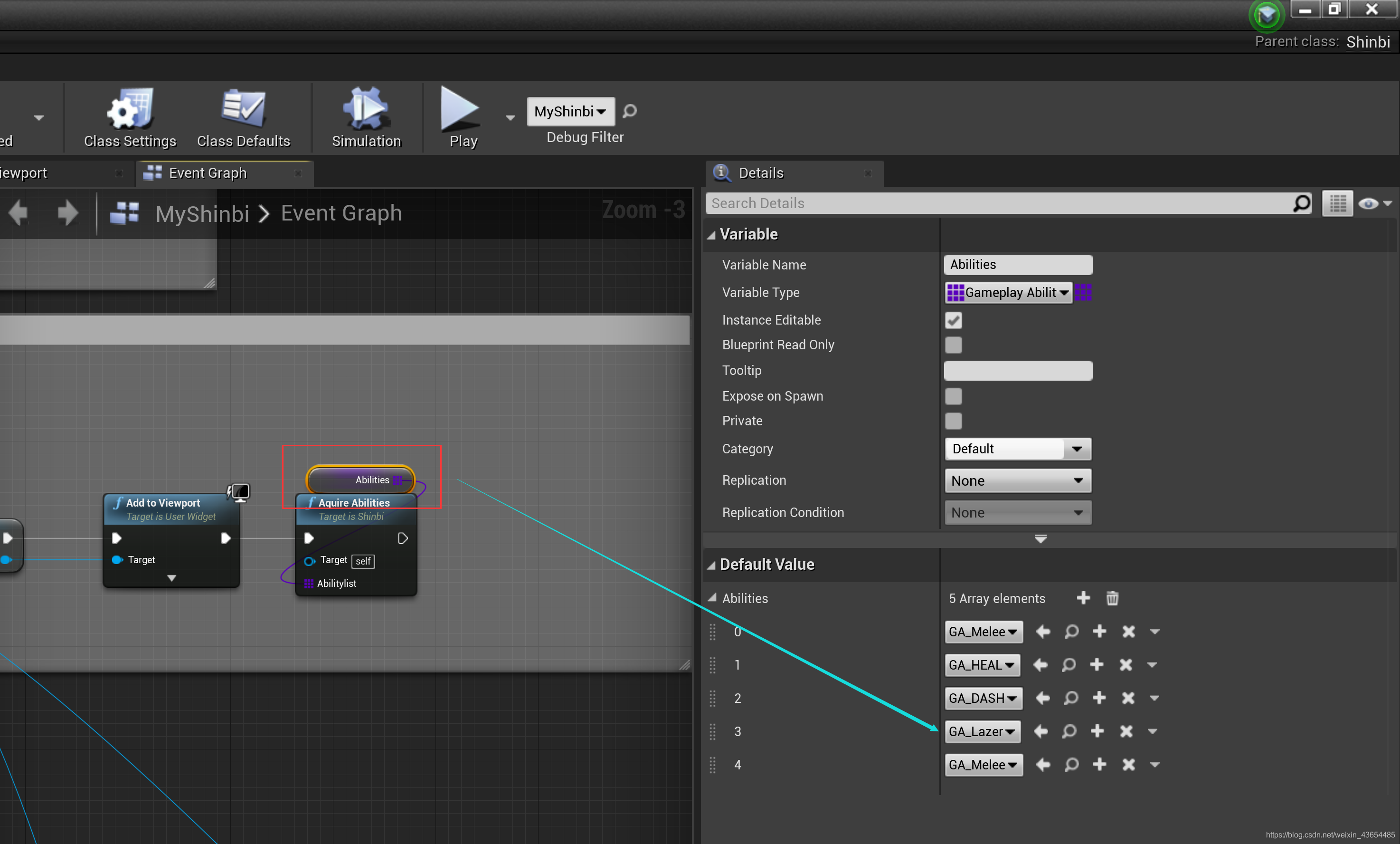 Unreal Engine 4 —— GAS系统学习 （二十八） 创建Lazer招式与GameplayEffect_unreal gas effect-CSDN博客