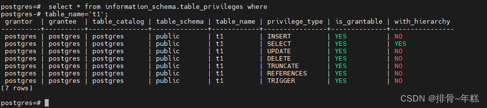 PostgreSQL-常用命令_psql登录数据库命令-CSDN博客