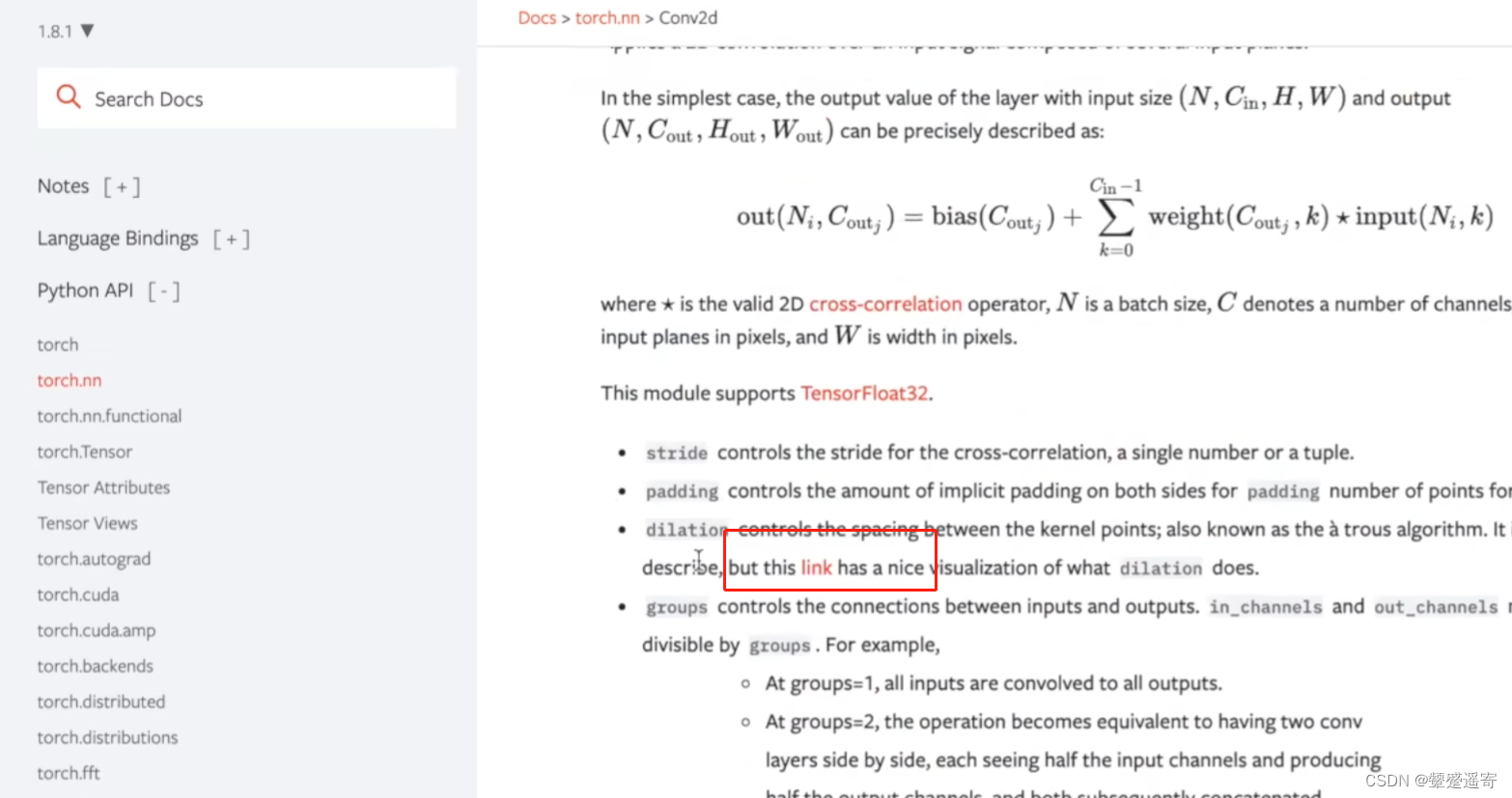 P18 神经网络专题——卷积层_卷积padding mode-CSDN博客
