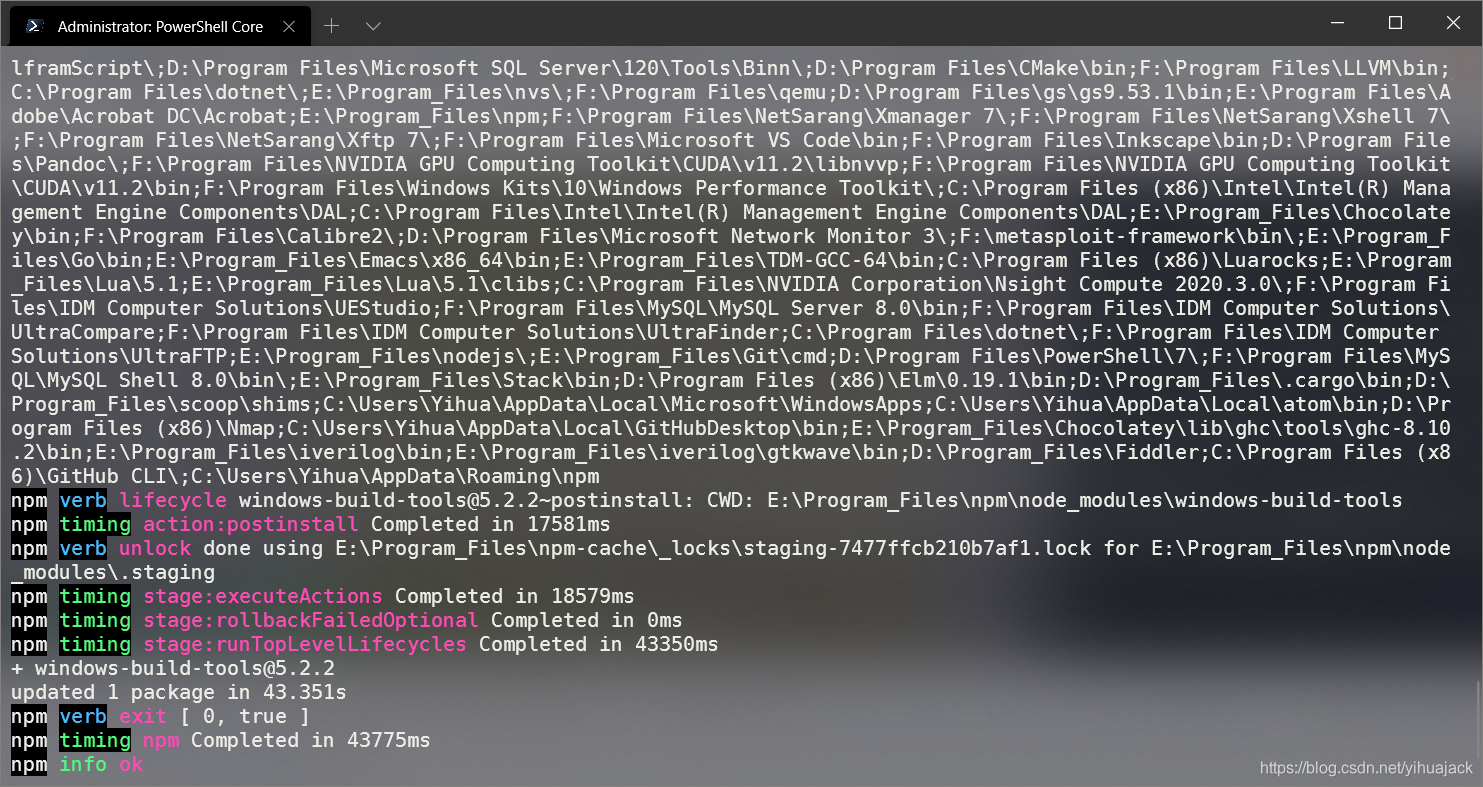npm安装windows-build-tools等packages时卡在Successfully installed Python 2.7处挂起的解决方法_npm i -g windows ...