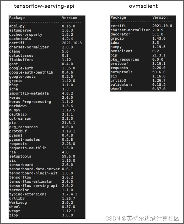 通过 OpenVINO™ Model Server和 TensorFlow Serving简化部署_model serving 比较-CSDN博客