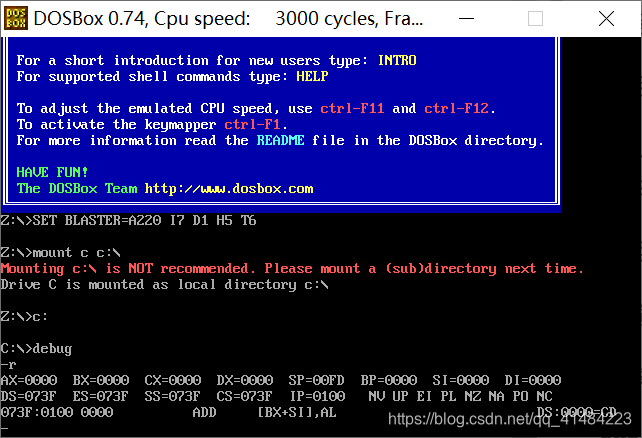 在windows10 64位系统上使用debug命令_win64怎么使用debug命令-CSDN博客