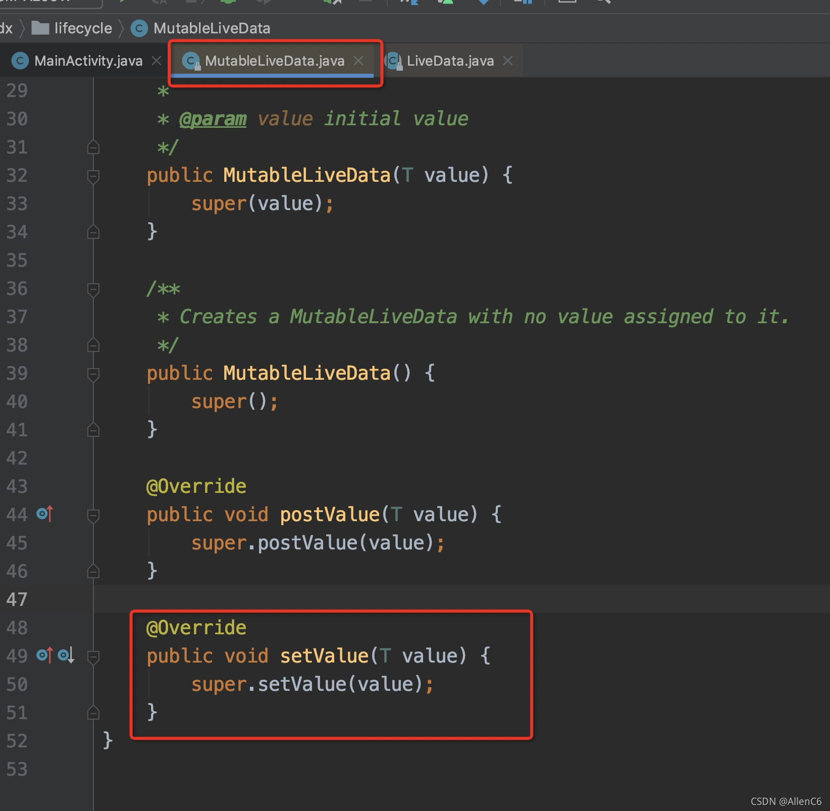 LiveData原理，源码分析，通俗易懂_livedata 源码-CSDN博客
