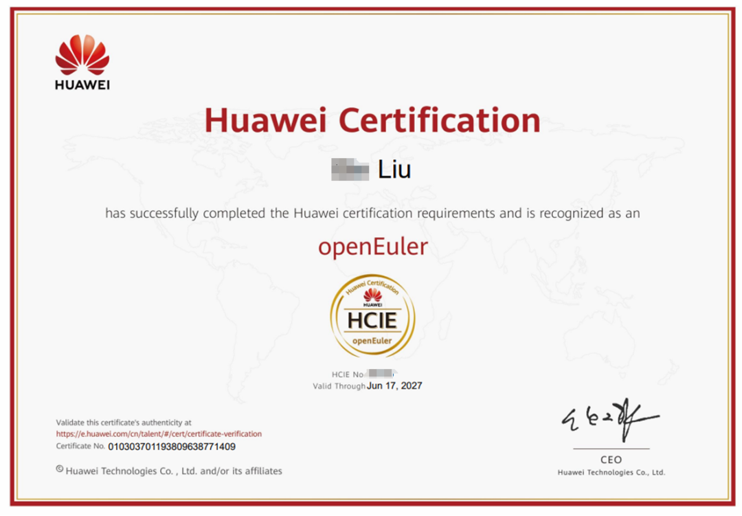 【喜报】全球第三名HCIE-openEuler在誉天诞生！_openeuler hcie-CSDN博客