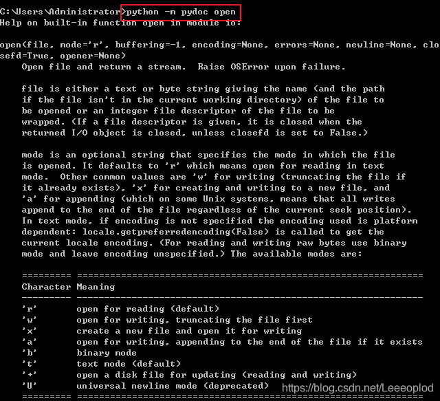 python3怎么查看帮助文档pydoc？_python帮助文档看不懂-CSDN博客