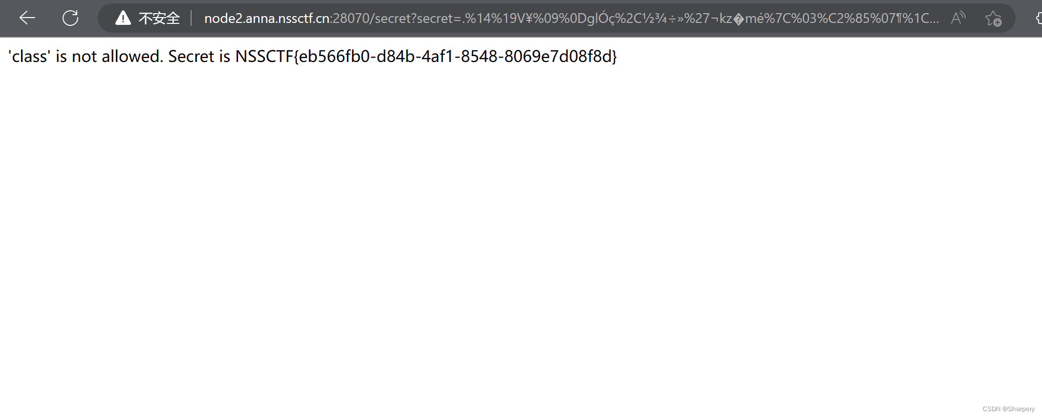 [NISACTF 2022]is secret------Flask下的SSTI-CSDN博客