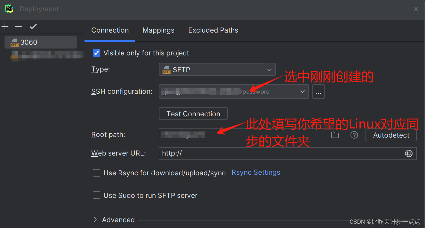 手把手教你 | Pycharm远程连接Linux服务器实现代码同步_pycharm ssh 同步-CSDN博客