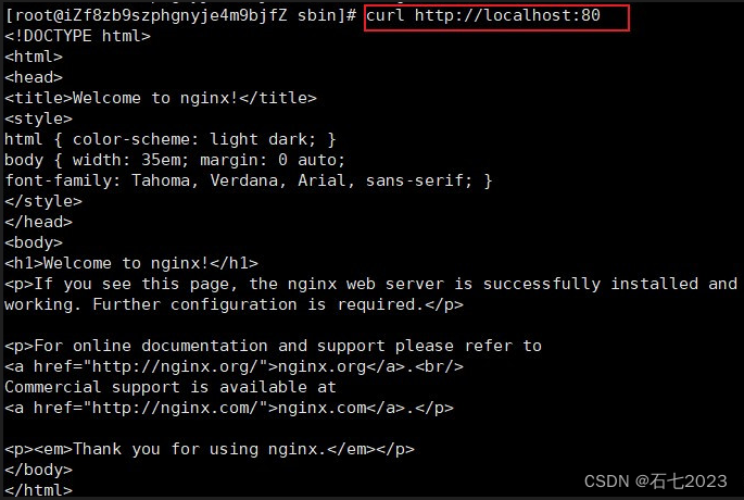 Linux系统nginx安装_nginx启动提示语-CSDN博客