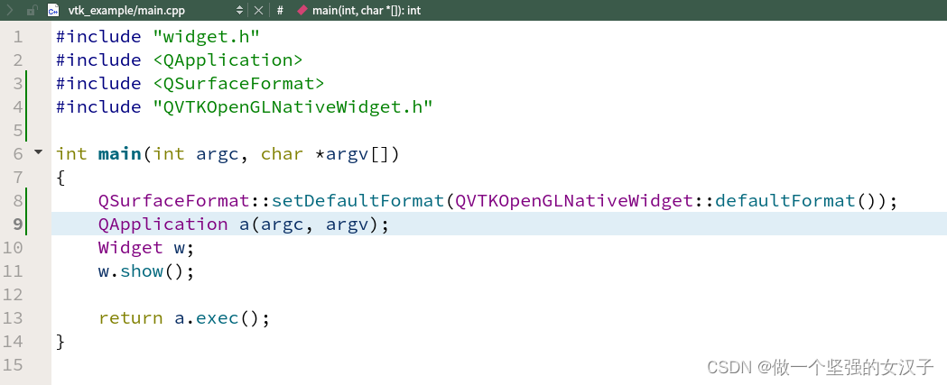 pcl+vtk（三）QT中使用QVTKOpenGLNativeWidget的简单教程以及案例，利用PCLVisualizer显示点云-CSDN博客