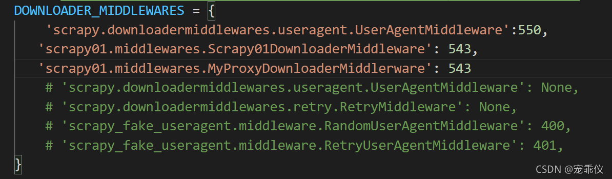 python 爬虫之scrapy中Middleware的使用_from scrapy.downloadermiddlewares.useragent import-CSDN博客