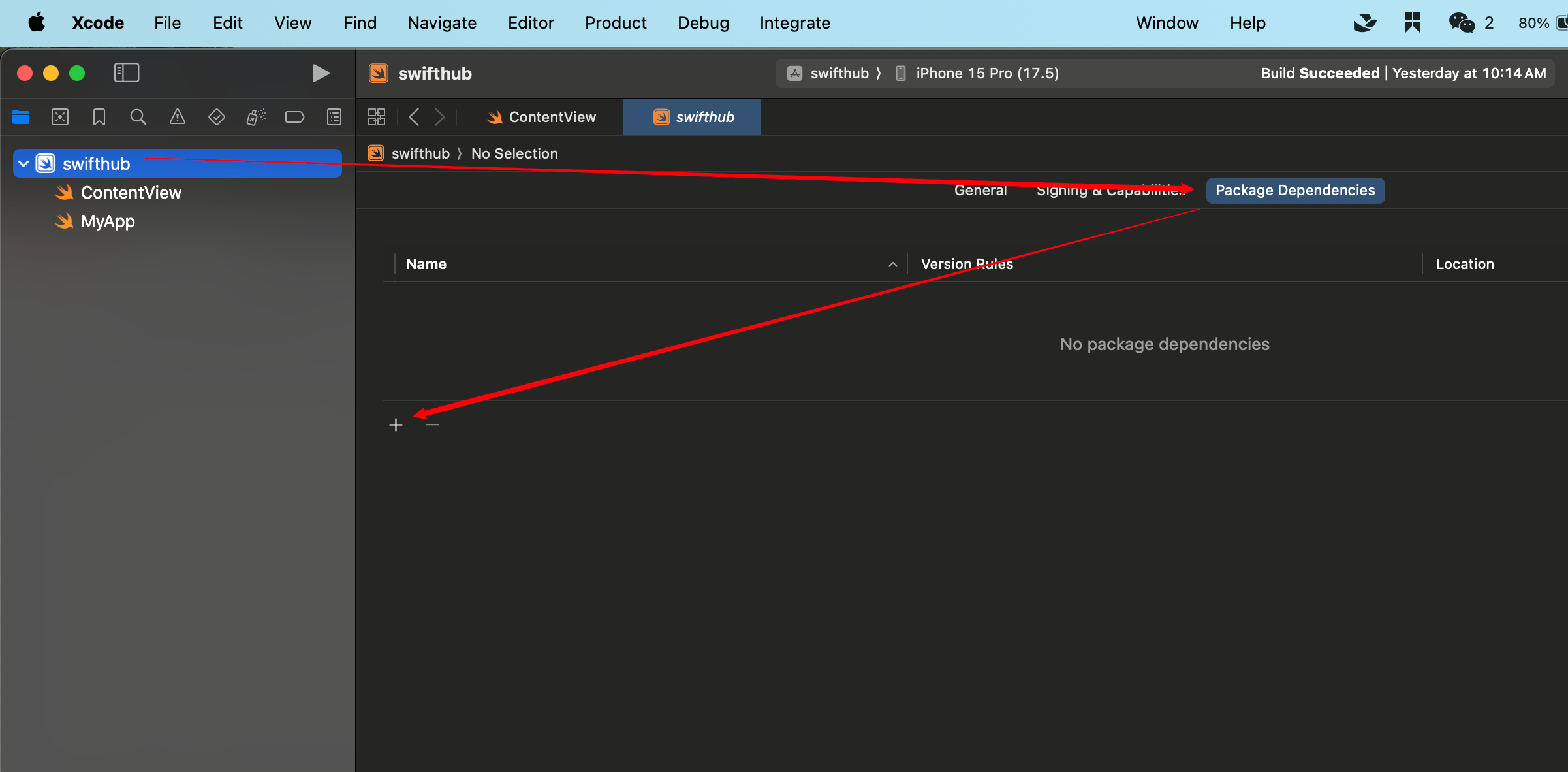 Xcode给项目安装依赖包或者第三方库，操作教程_xcode添加第三方库-CSDN博客
