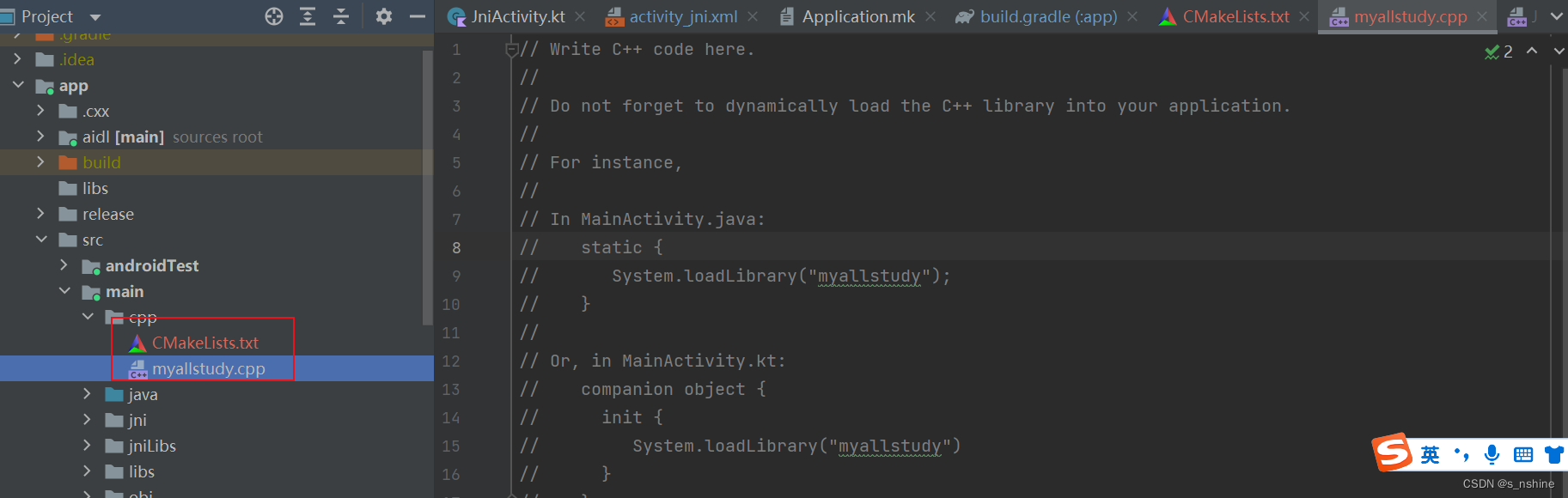 CMake使用，比传统jni调用更方便的方式_cmake jni-CSDN博客