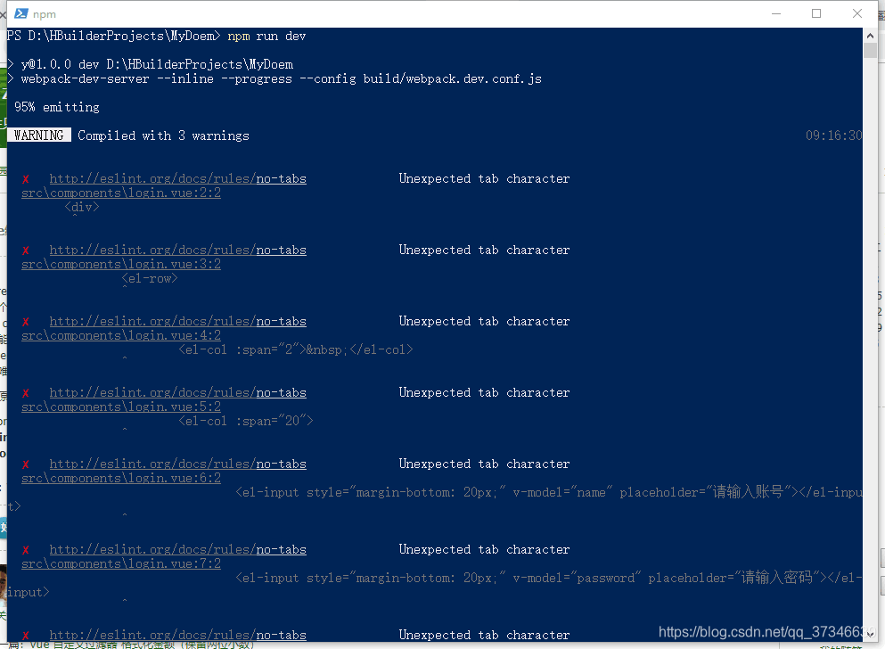 Vue编译报警告—eslint代码检测_sealing asset processing terserplugin-CSDN博客