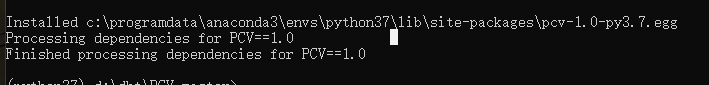 [学习笔记]python-anaconda安装PCV库_python pcv-CSDN博客