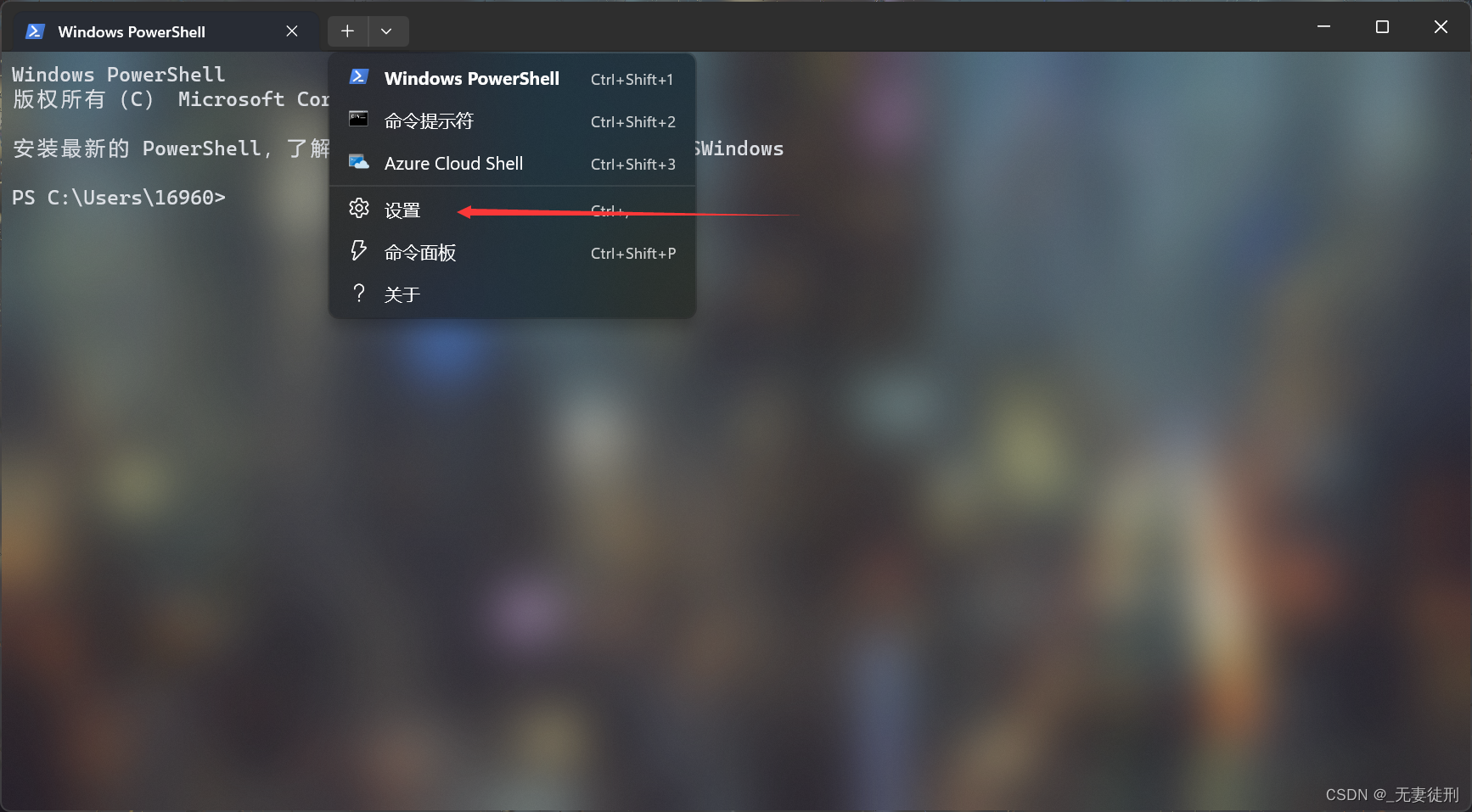 Win11如何拥有一个高斯模糊的PowerShell_win11高斯模糊-CSDN博客
