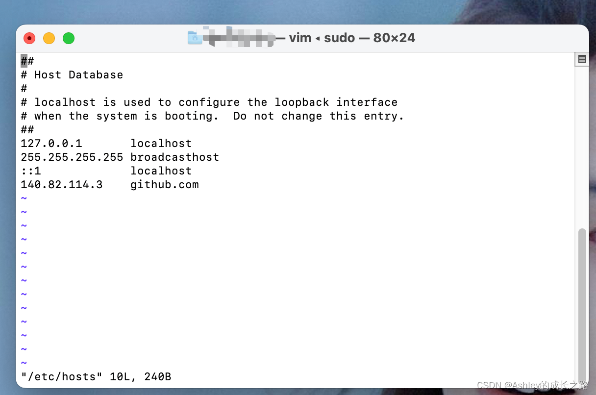 如何修改hosts文件-mac_mac hosts-CSDN博客