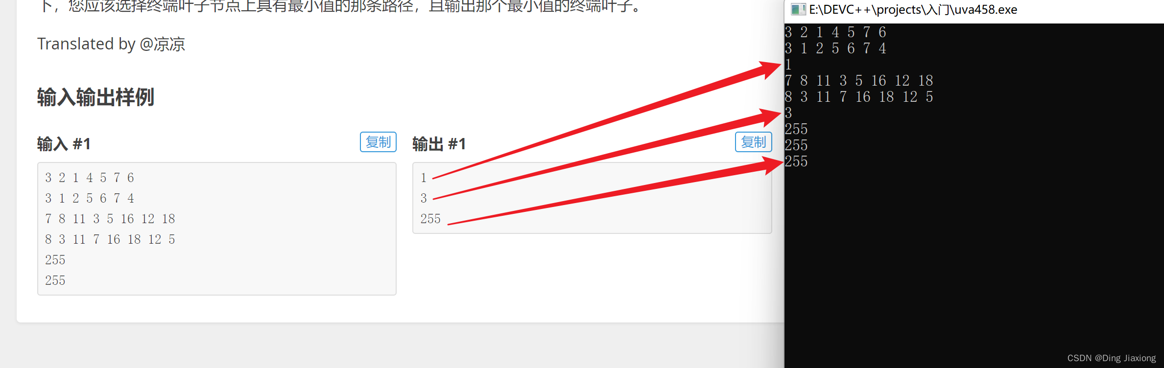 【UVA No. 548】 树 Tree_uva548-CSDN博客