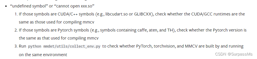 【已解决】mmcv/_ext.cpython-37m-x86_64-linux-gnu.so: undefined symbol: _ZN6caffe28TypeMeta21 ...