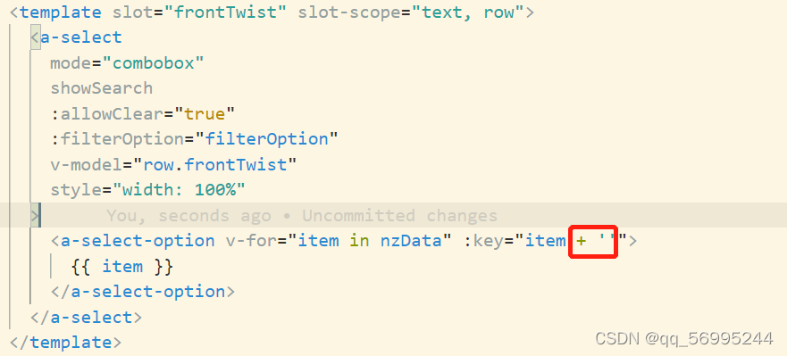 ant for vue select下拉报expected `string` when `tags/combobox` is `true`._vtable使用selector 后点击下拉 爆栈 ...